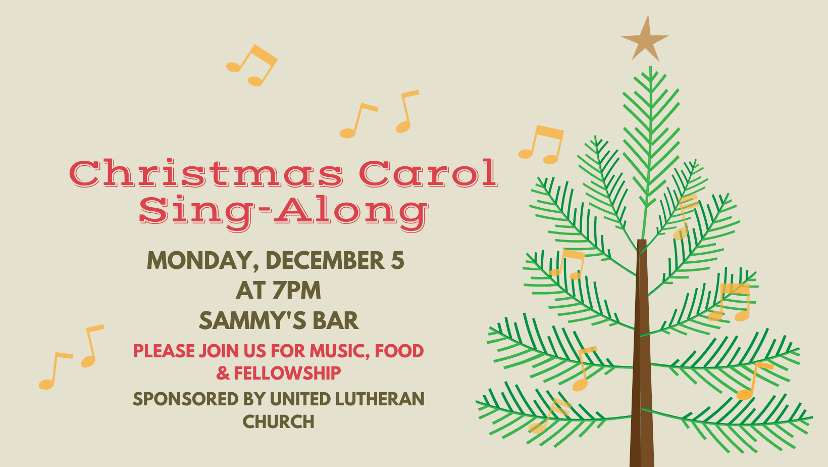 Christmas Carol Sing-Along - Cavalier Chamber of Commerce